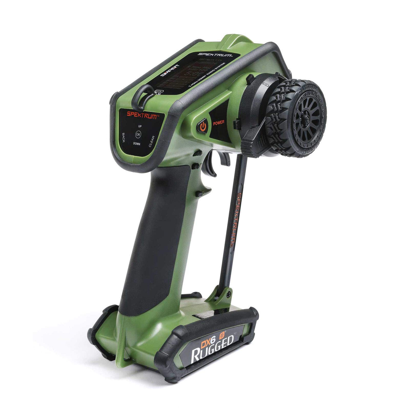 DX6 Rugged 6-Channel DSMR Transmitter Only, Green | Spektrum