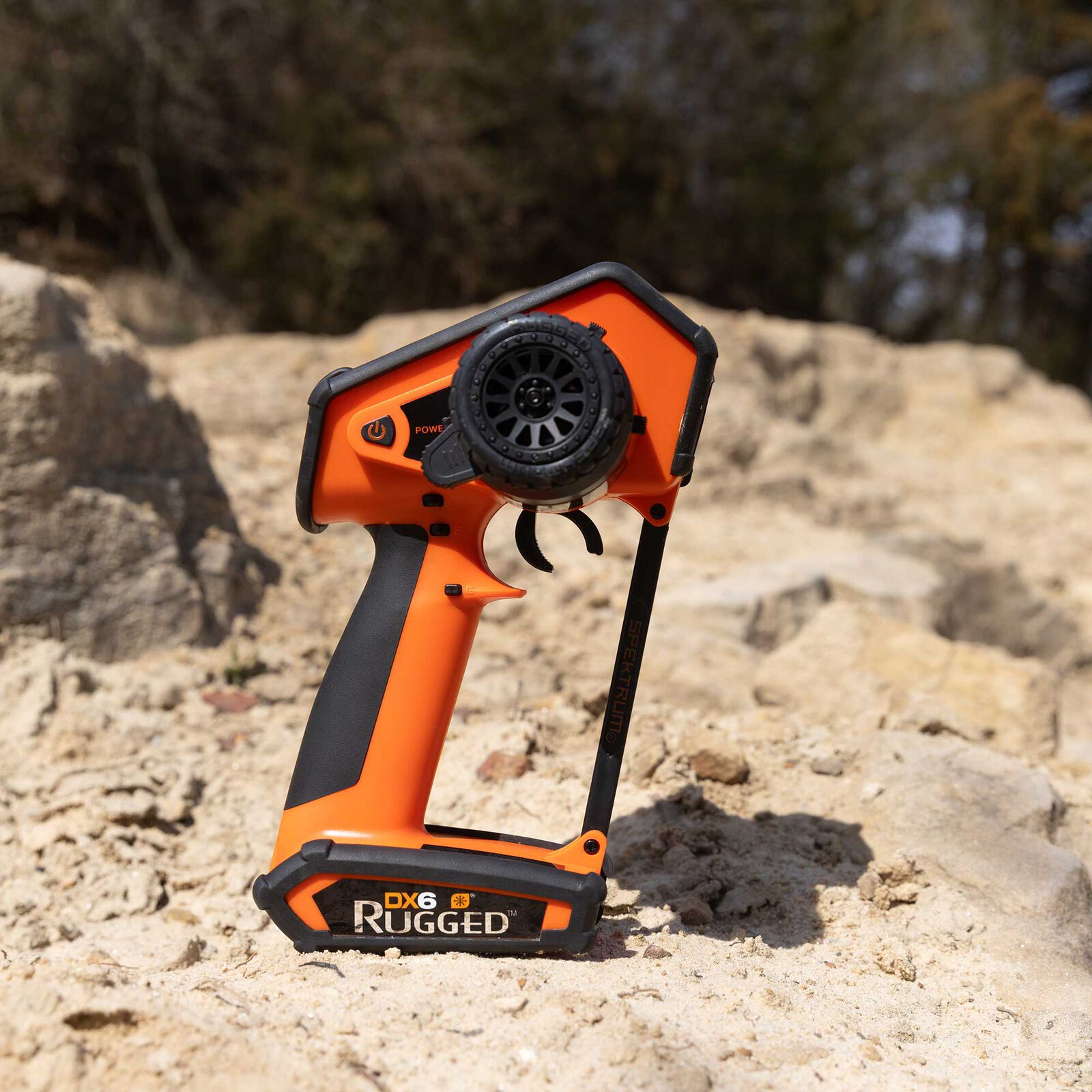 DX6 Rugged 6-Channel DSMR Transmitter Only, Orange | Spektrum