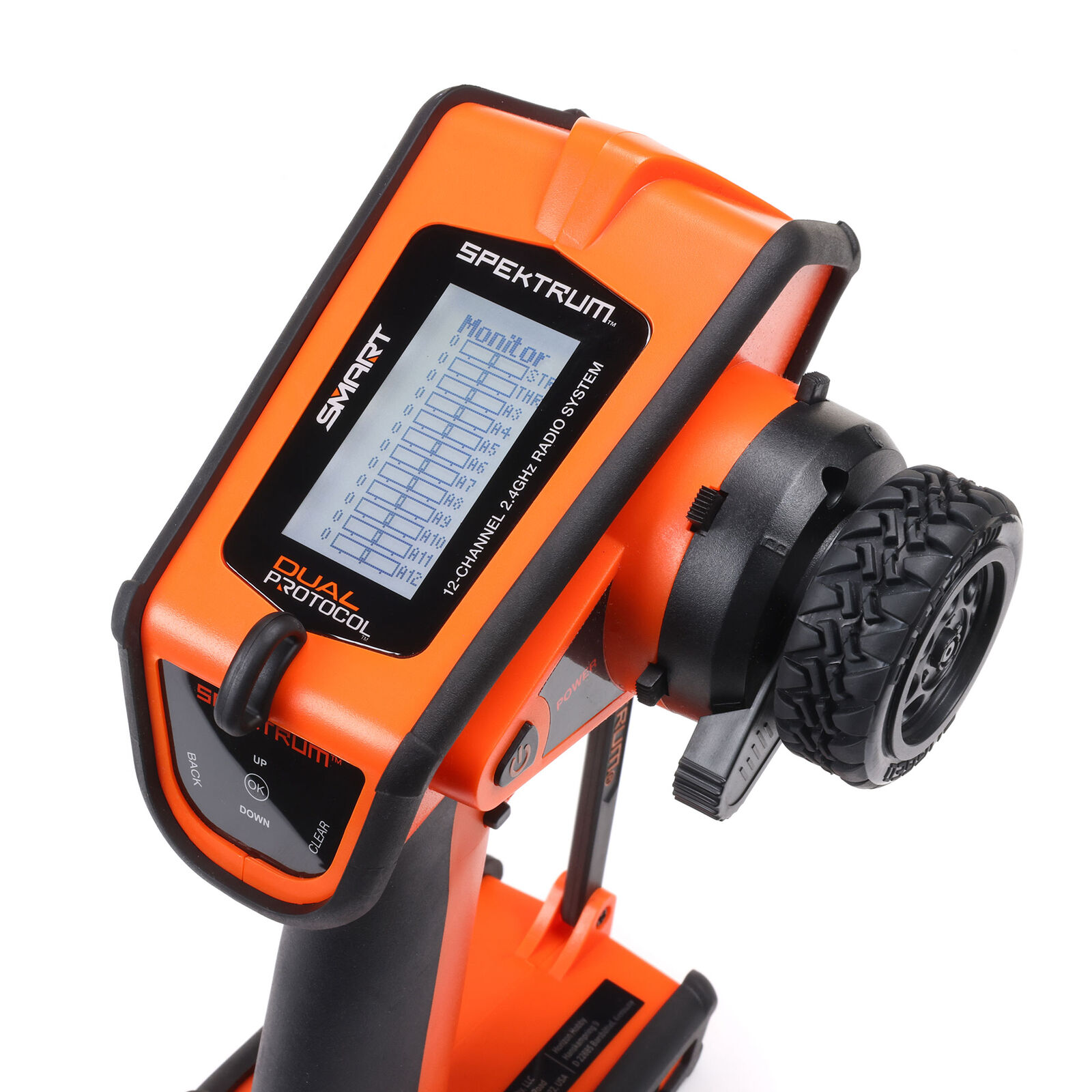 DX Rugged+ 12-Channel DSMR+ Transmitter, Orange | Spektrum