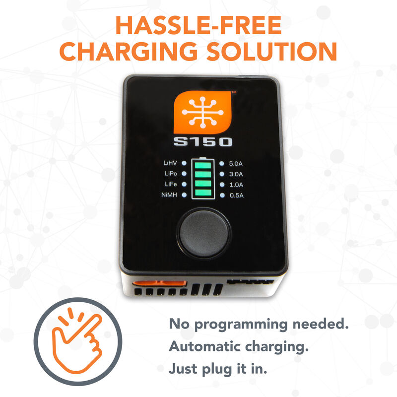 S150 AC/DC Smart Charger, 1x50W | Spektrum