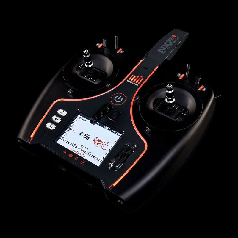 NX7e+ 14-Channel DSMX Transmitter Only, Black Edition | Spektrum