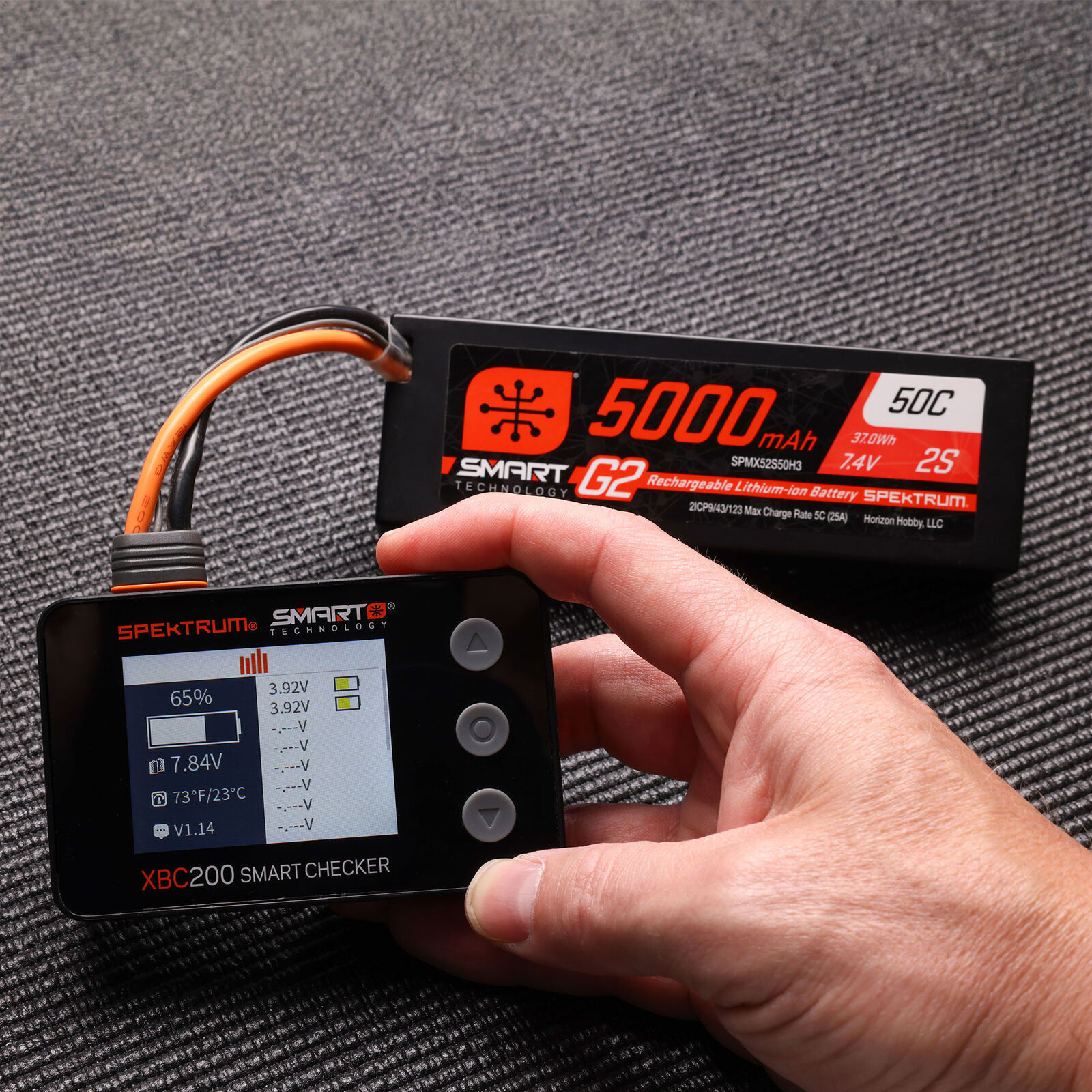 Spektrum Accessories XBC200 Smart LiPo Battery Checker & Servo Tester ...