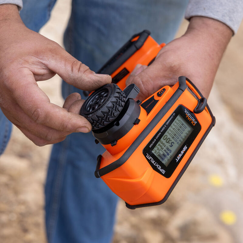 DX Rugged+ 12-Channel DSMR+ Transmitter, Orange | Spektrum