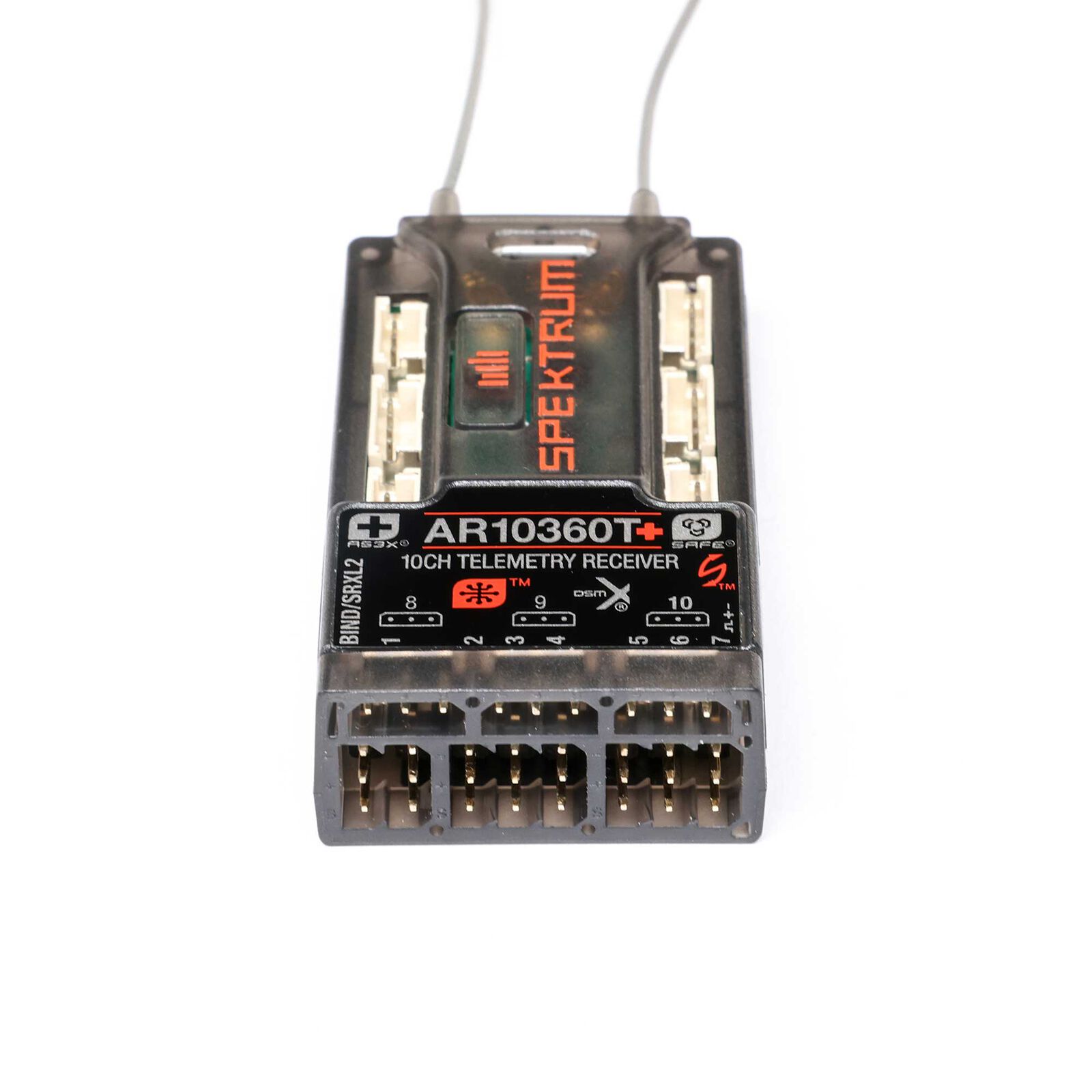 AR10360T+ DSMX 10-Channel AS3X+ & SAFE Telemetry Receiver | Spektrum