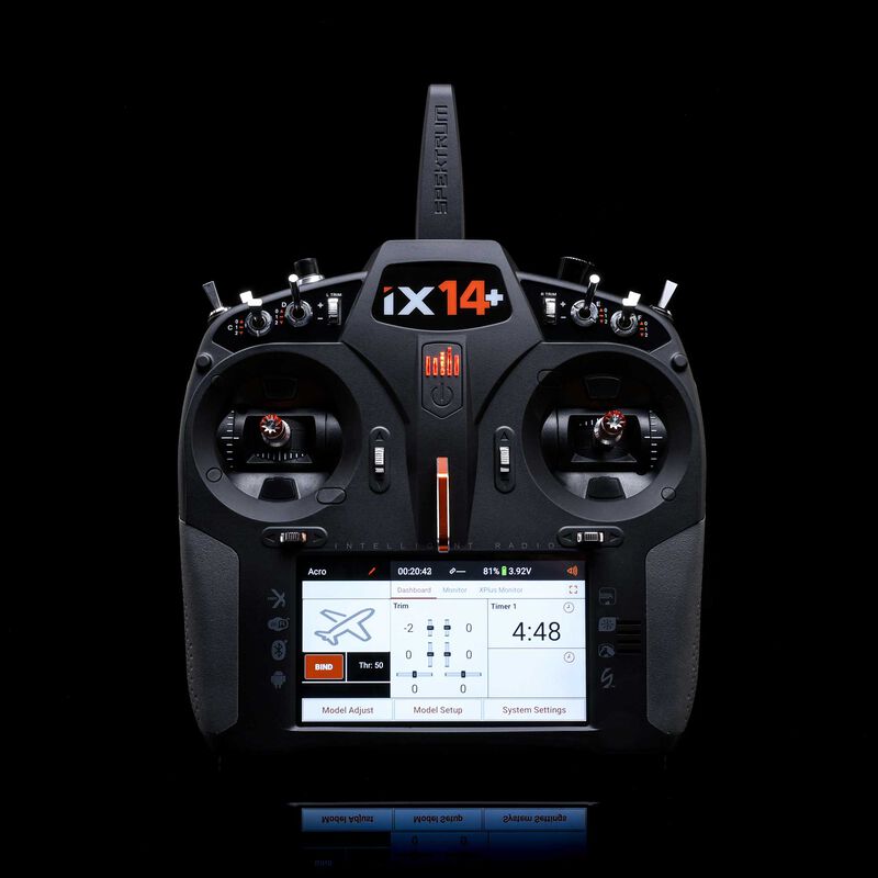 iX14+ 20-Channel DSMX Transmitter Only | Spektrum