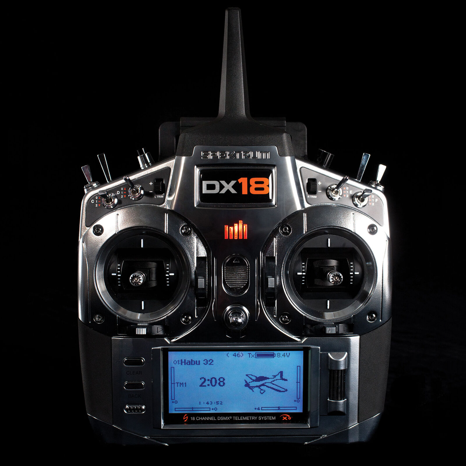 DX18 18-Channel DSMX Transmitter Gen 2 with AR9020, Mode 2 | Spektrum