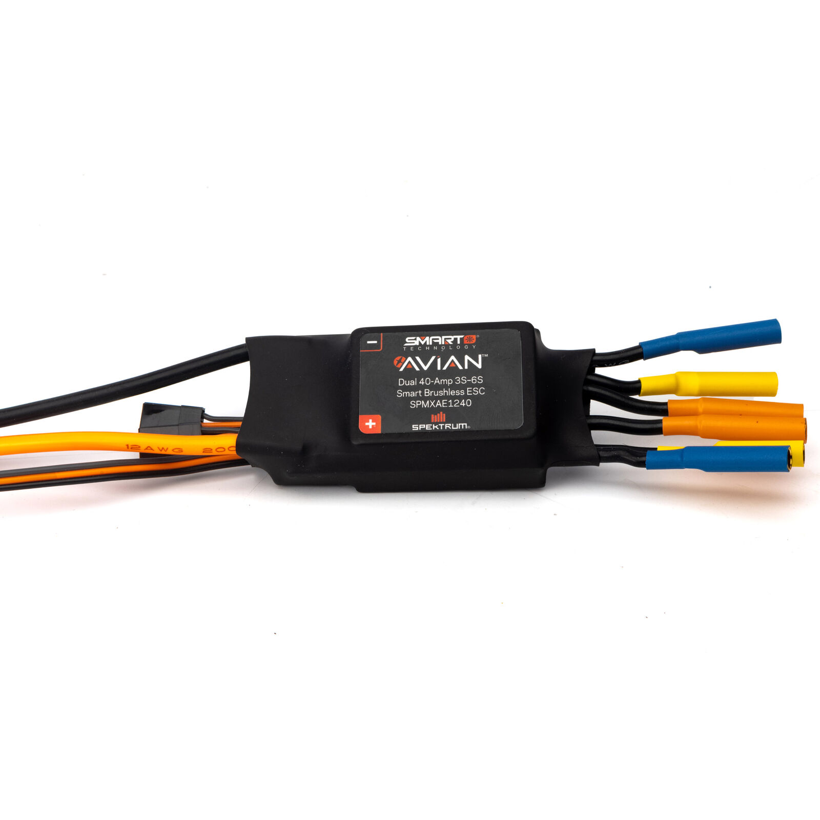 Avian Dual 40-Amp Brushless Smart ESC, 3S - 6S | Spektrum