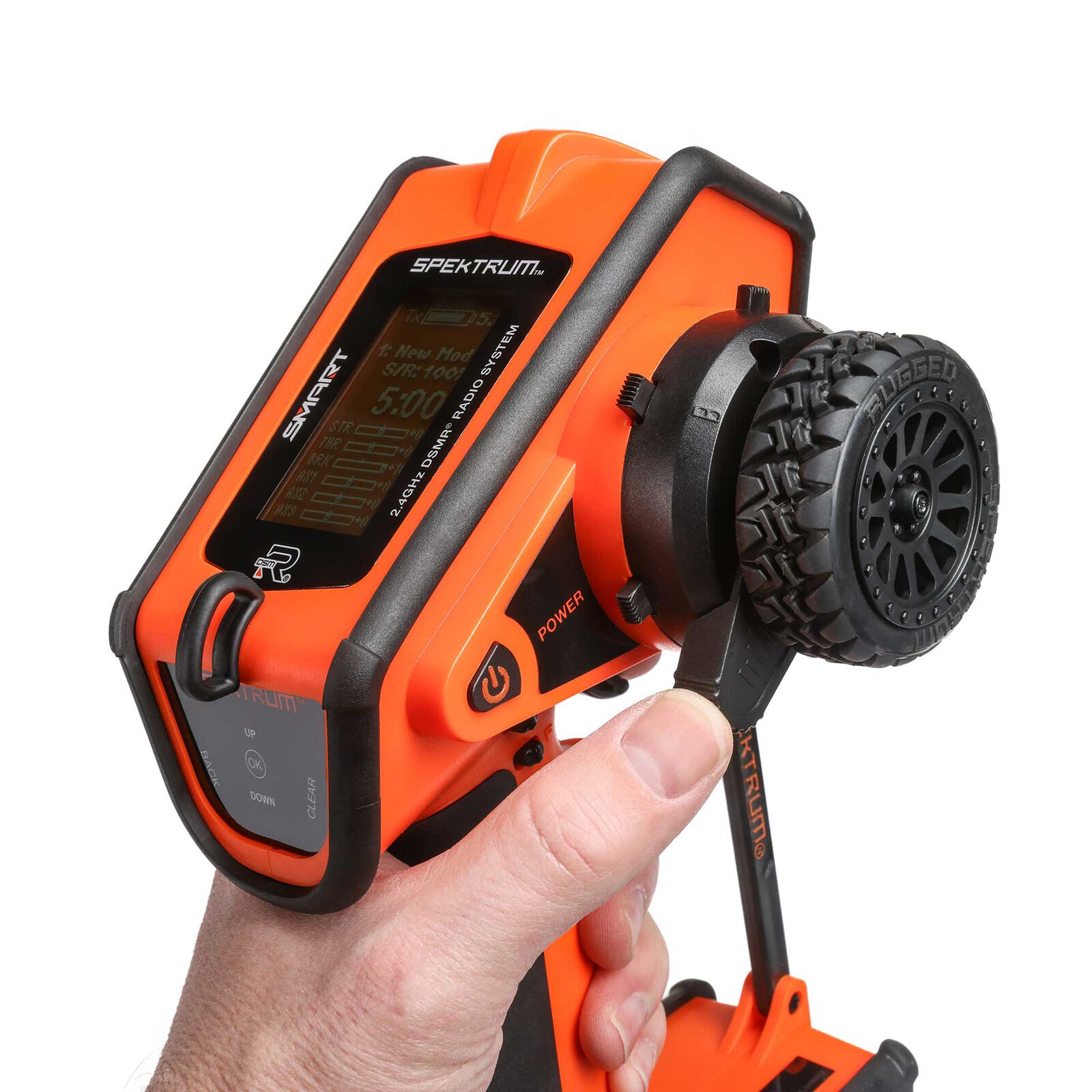 DX6 Rugged 6-Channel DSMR Transmitter Only, Orange | Spektrum