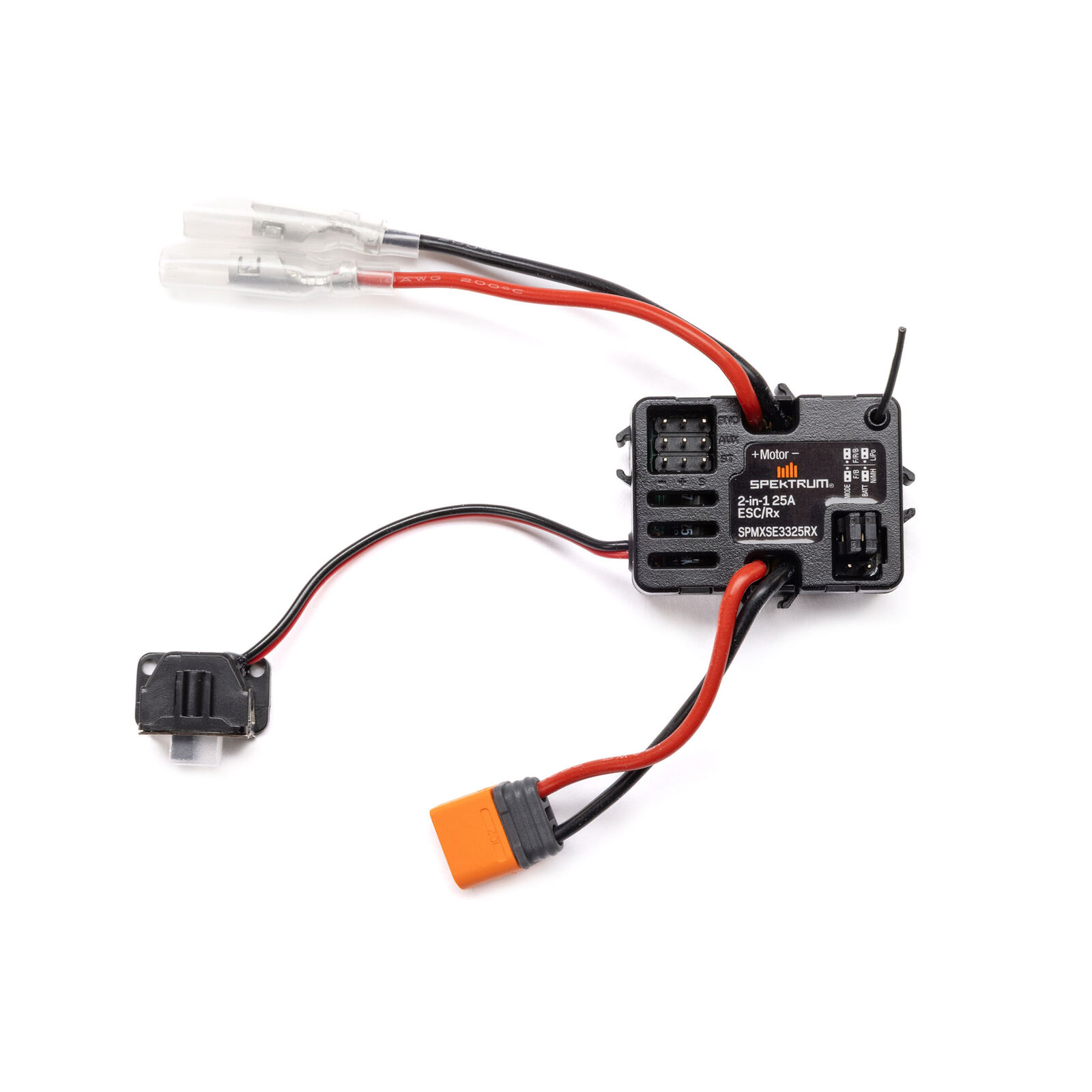 25A SLT 2-in-1 ESC / Receiver Combo: NASCAR | Spektrum