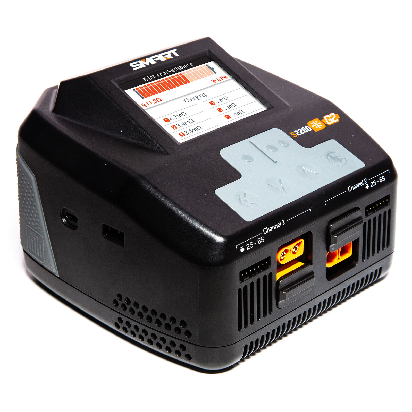S2200 G2 AC 2x200W Smart Battery Charger | Spektrum