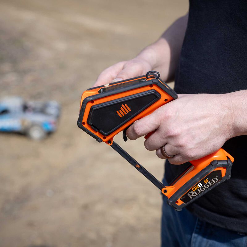 DX6 Rugged 6-Channel DSMR Transmitter Only, Orange | Spektrum
