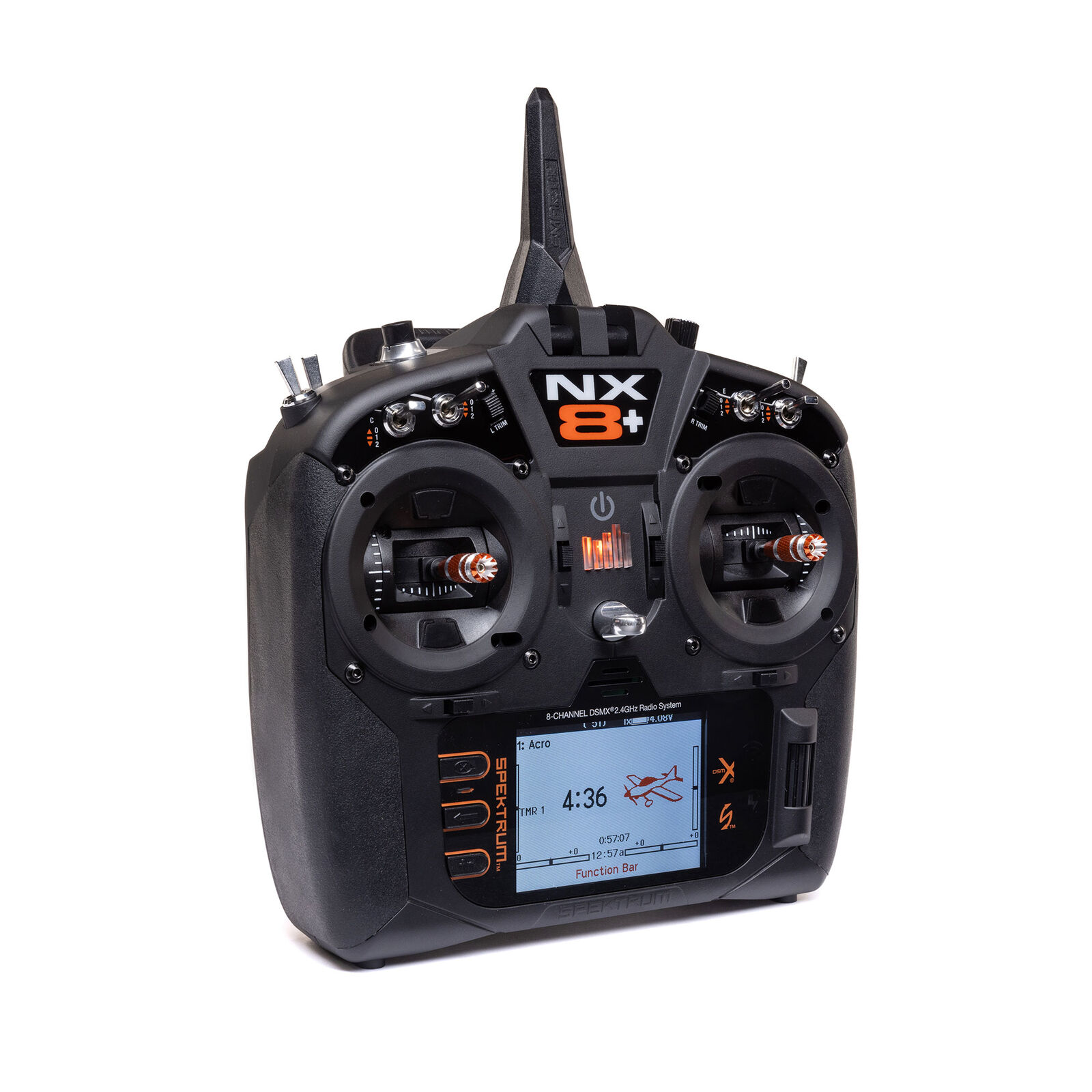 NX8+ 20-Channel DSMX Transmitter Only | Spektrum