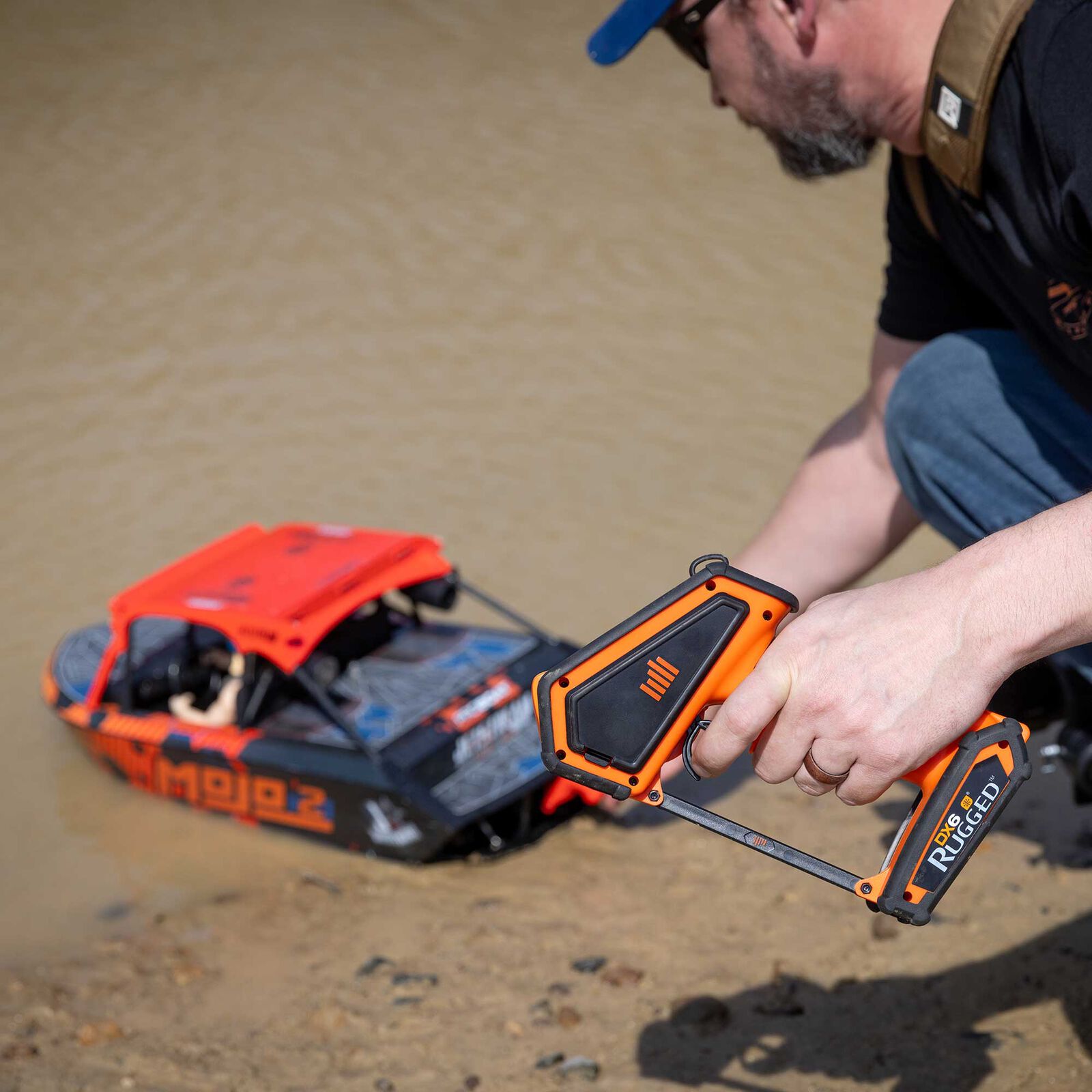 DX6 Rugged 6-Channel DSMR Transmitter Only, Orange | Spektrum
