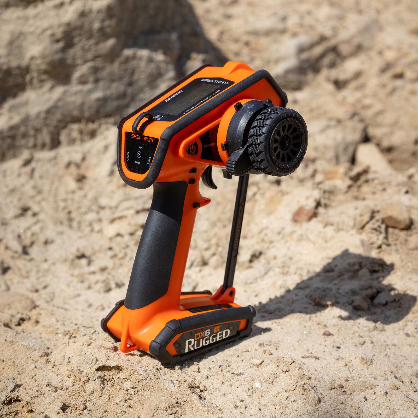 DX6 Rugged 6-Channel DSMR Transmitter Only, Orange | Spektrum