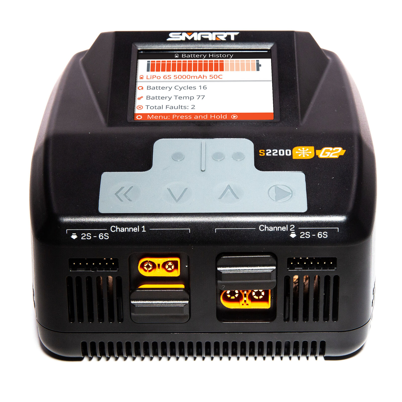 S2200 G2 AC 2x200W Smart Battery Charger | Spektrum
