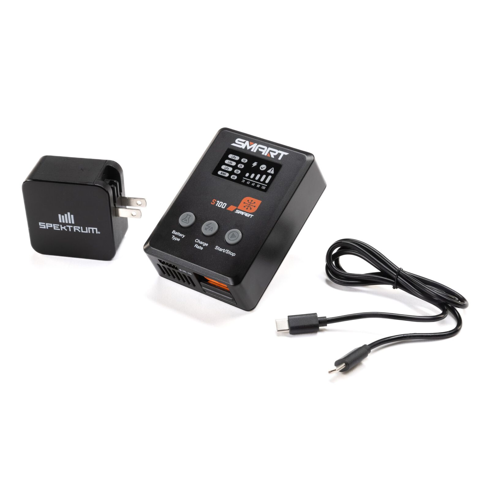 S100 1x100W USB-C Smart Charger, 65W USB-C GaN Power Supply Combo ...