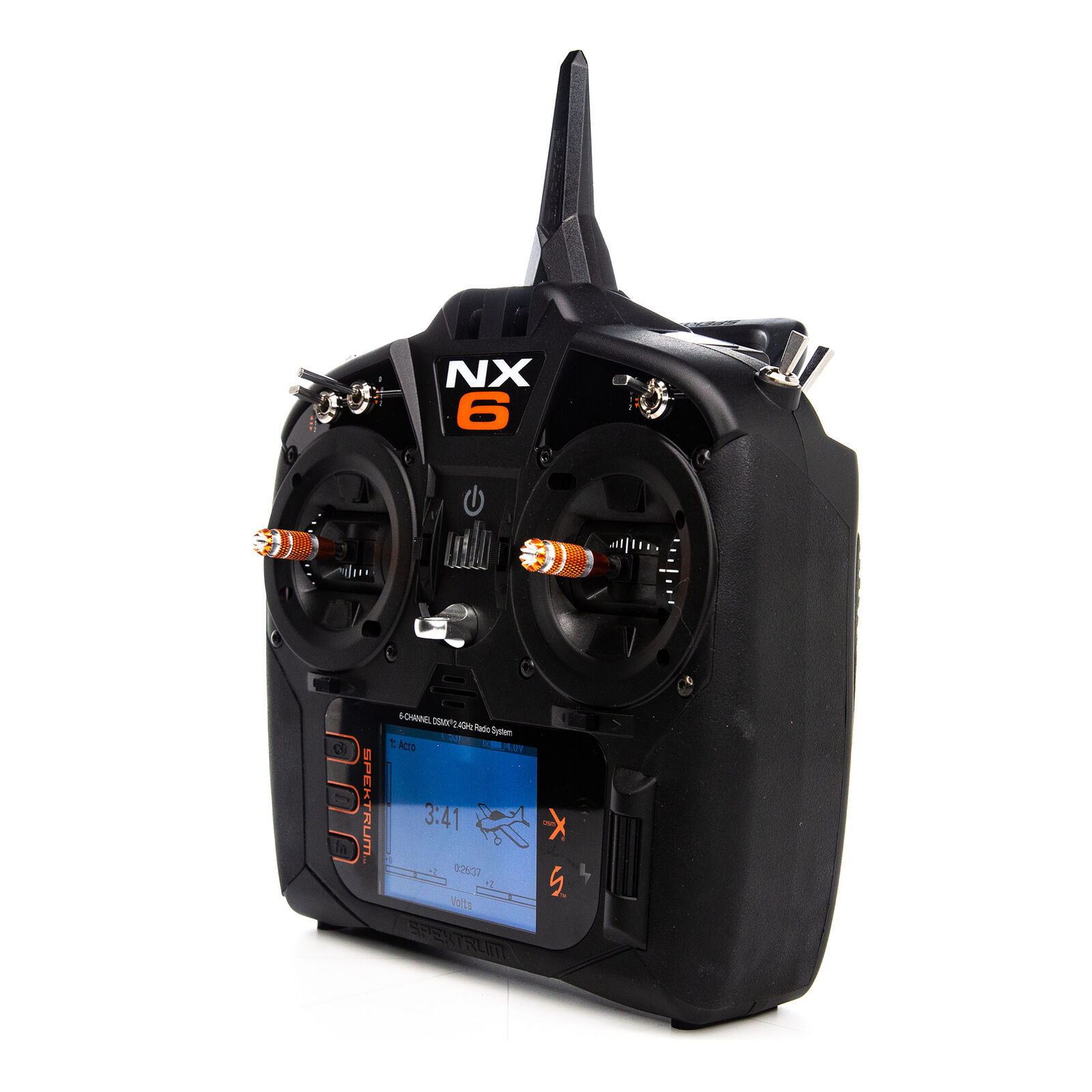NX6 6-Channel DSMX Transmitter with AR6610T Telemetry Receiver | Spektrum