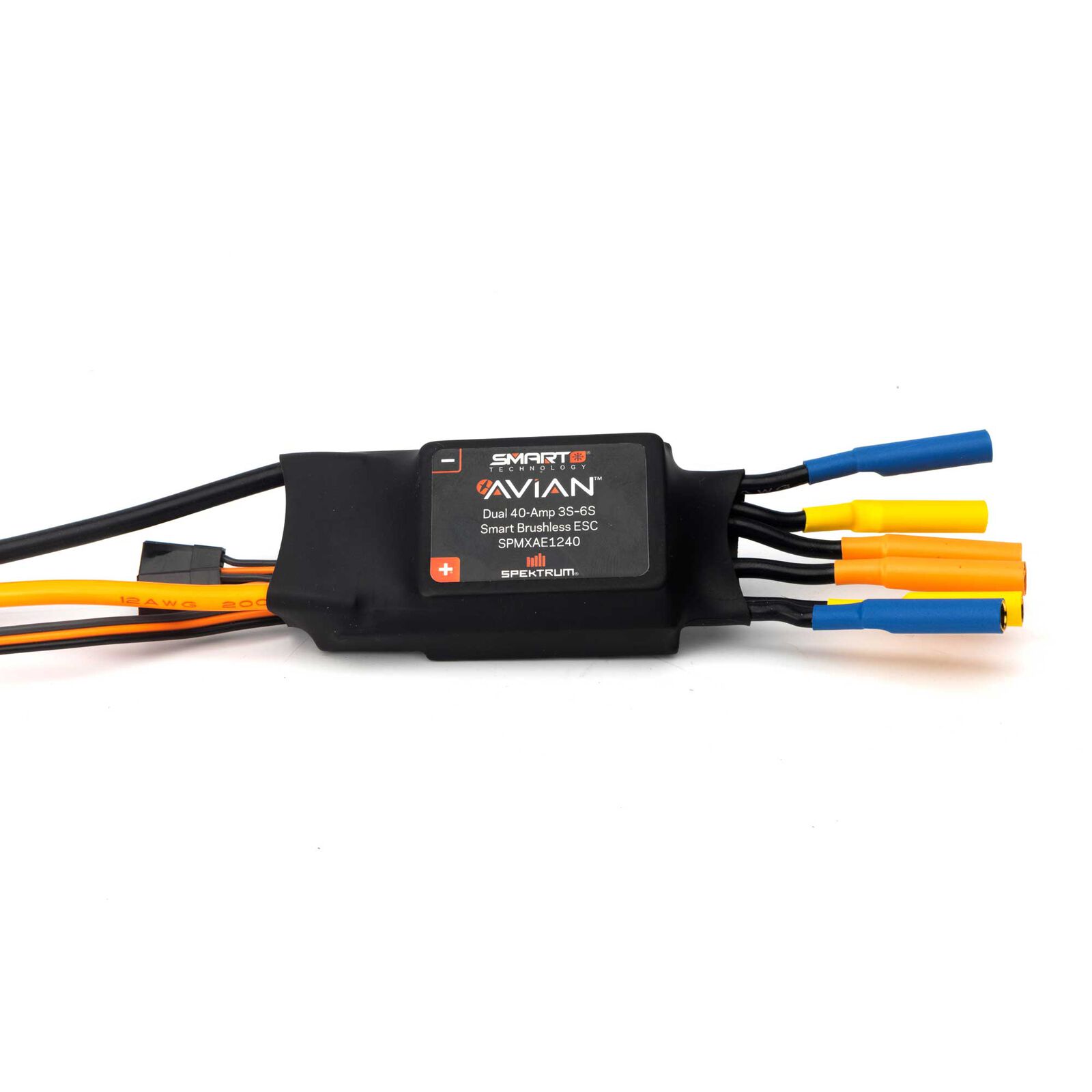 Avian Dual 40-Amp Brushless Smart ESC, 3S - 6S | Spektrum