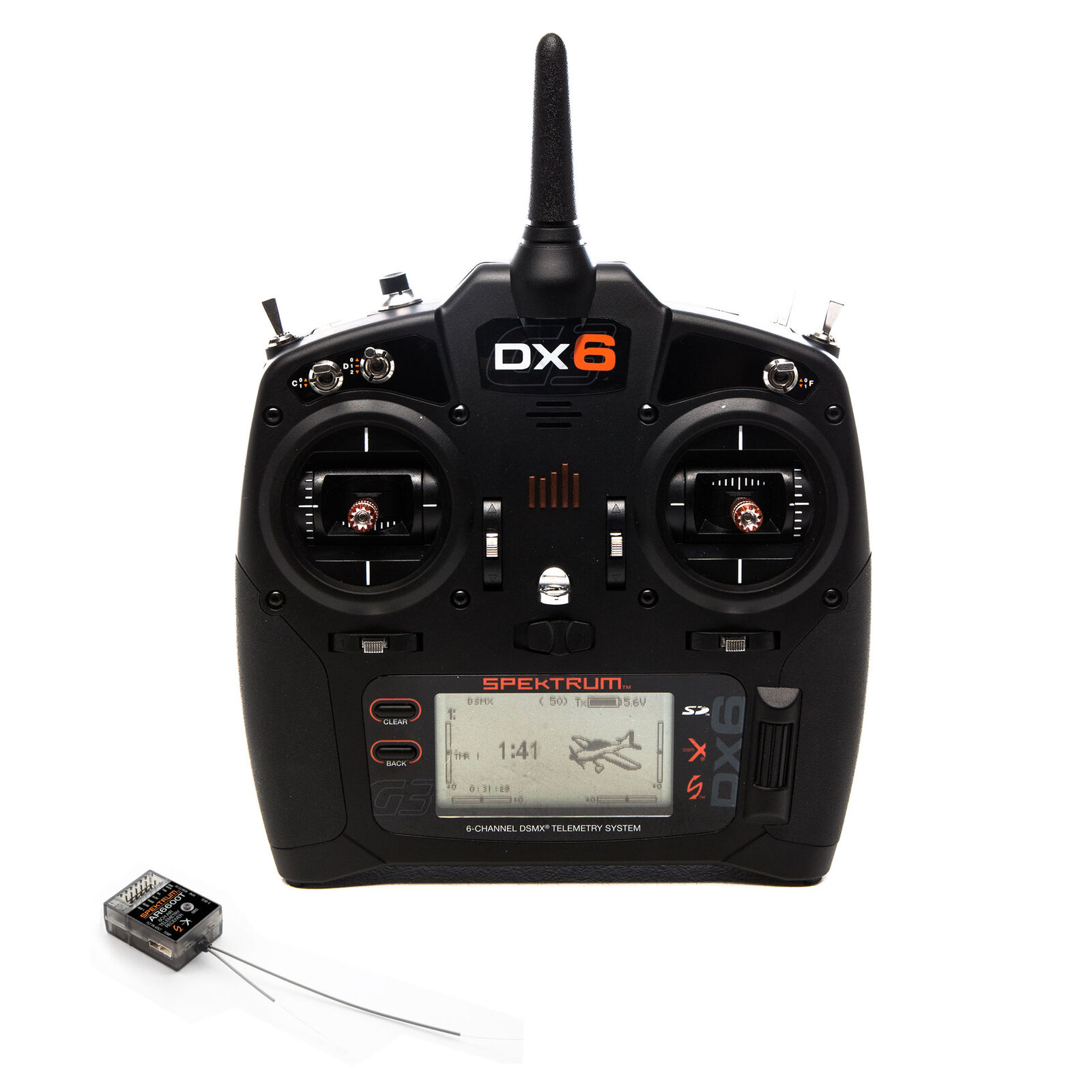 DX6 6-Channel DSMX Transmitter Gen 3 with AR6600T | Spektrum